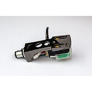 Titanium Headshell with AT VM95e Elliptical Stylus, Cartridge, Silver Litz Connections and V2 Pro Lube for Technics SL-1200, SL-1210, SL-1600, SL-1610, SL1700, SL-1710, SL-1800