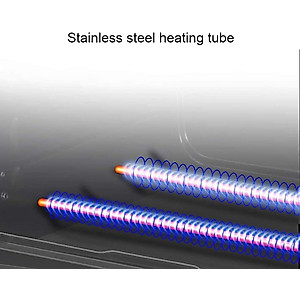 19L Oven,Adjustable Temperature 0-250℃ and 60-Minute Timer Three-Layer Baking Position Household Baking Electric Oven