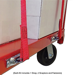 SNAPLOCS CART Strap Anchor KIT with 2"x16' CAM for Platform Trucks