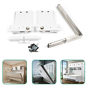 Futchoy DIY Murphy Bed Hardware Kit, Queen-Size Wall Bed Mechanism Hardware Kit for Horizontal Wall Mount (Small size bed)