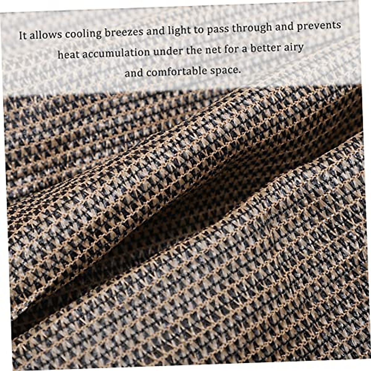 YARNOW Shade Net Outdoor Shade Cloth Plant Shade Cloth Brown Lamp Shade Patio Sun Shade Netting Greenhouse Shade Nets Cloth Sunblock Shade Cloth Sunblock Mesh Sun Mesh Shade Sunshade Net