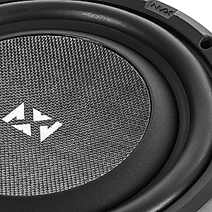 NVX SMW10D4 700W Peak (350W RMS) S-Series Shallow-Mount 10" Dual 4-Ohm Subwoofer