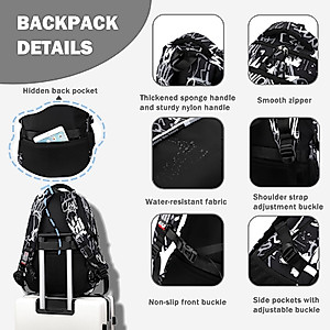 Kids Backpack for Boys Teen Travel Bag with USB Charging Port Geometric Pattern School Bag Middle School Students Bookbags