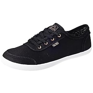 Skechers Women's Bobs B Cute Sneaker, Black, 8 Wide