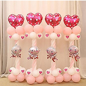 Kissmi 120 PCS Decorative Balloons Rings Balloon arch Convenient Clip Connector, Wedding decorations Event Party Supplies Garden decorations