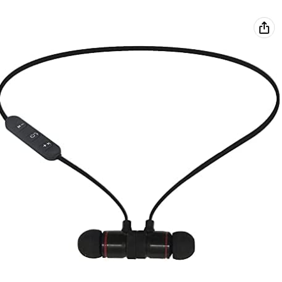 Bluetooth Bass Boosted Earbud Headphones Necklace Earbuds Headset Earphones Multi Button Volume Control Dashboard Used for Outdoors Working Out Relaxing, Talking in Business Meeting Etc.