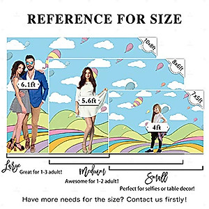 Allenjoy Adventure Themed Backdrop Blue Sky White Clouds Balloons Photography Background for Kids Babies 1st Birthday Party Decor Banner Baby Shower 8x6ft Photo Booth Props