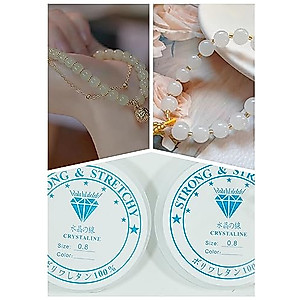 Glass Beads 6mm, 1800Pcs 24 Colors Handcrafted Round Gemstone Glass Crystal Bead Kit Imitative Agate Jade Loose Spacers Beads for DIY Crafts Jewelry Making Earring Necklaces (6mm-24colors)