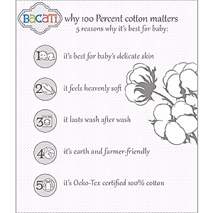 Bacati Crib Fitted Sheets, Mod Stripes Green/Yellow/Chocolate (Pack of 2)