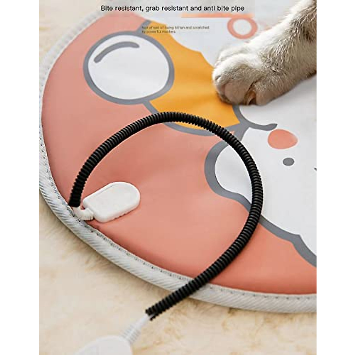 self Heating cat Bed cat Heating pad Heated cat Bed pet Heating Pads for Cats Heated cat Bed Indoor pet Blanket Heating cat mat Waterproof Scratch Shock Proof Electric Proof Constant Temperature (S)