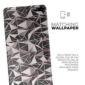 DesignSkinz Karamfila Marble & Rose Gold v1 Protective Vinyl Decal Wrap Skin Cover Compatible with The Samsung Galaxy S20 (Screen Trim & Back Glass Skin)