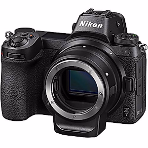 Nikon Z7 45.7MP FX-Format Full-Frame 4K Mirrorless Camera Body Bundle with Mount Adapter FTZ for Using F-Mount Nikkor Lenses On Z Mirrorless Cameras