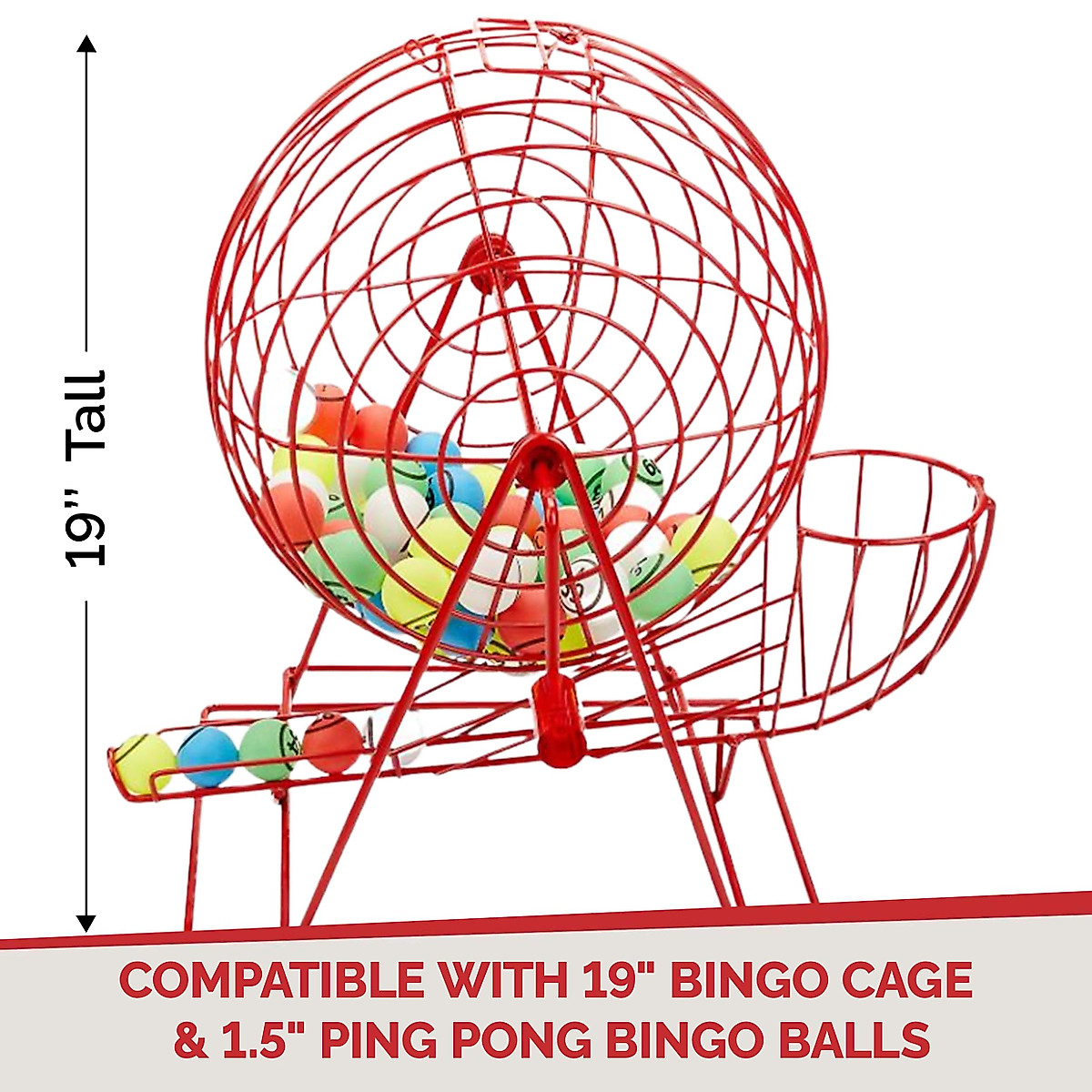 MR CHIPS Professional Bingo Game Master Board for Ping Pong Balls