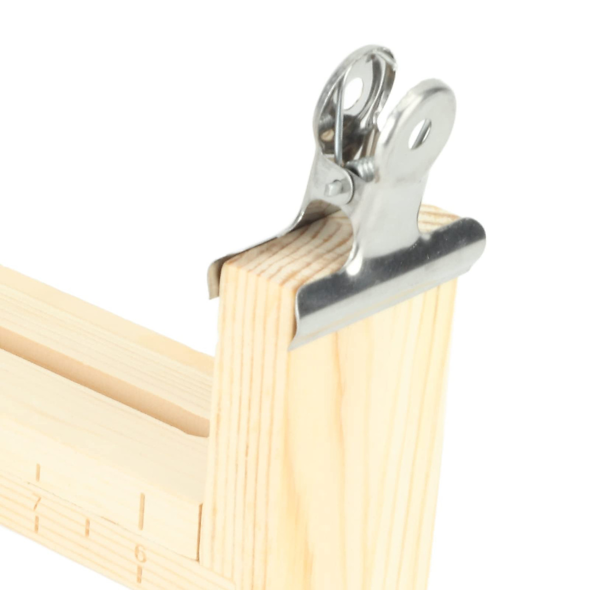 CHICIRIS Wood Bracelet Jig, Paracord Jig Bracelet Maker U Shape Metal Clips Adjustable Hand Rope Making Tool with 2 Clamp, DIY Wristband Rope Knot Braided Fixing Tools for Twisting Knitting