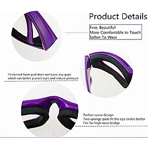 Unisex Tear Proof Cut Onion Goggles, Saftey Glasses for Kitchen, Cooking, BBQ, Cleaning, Cycling; Chopping Eye Protect Tool; With Sealing Sponge; Anti-tear, Dustproof, Anti-fog, Windproof; OG1B