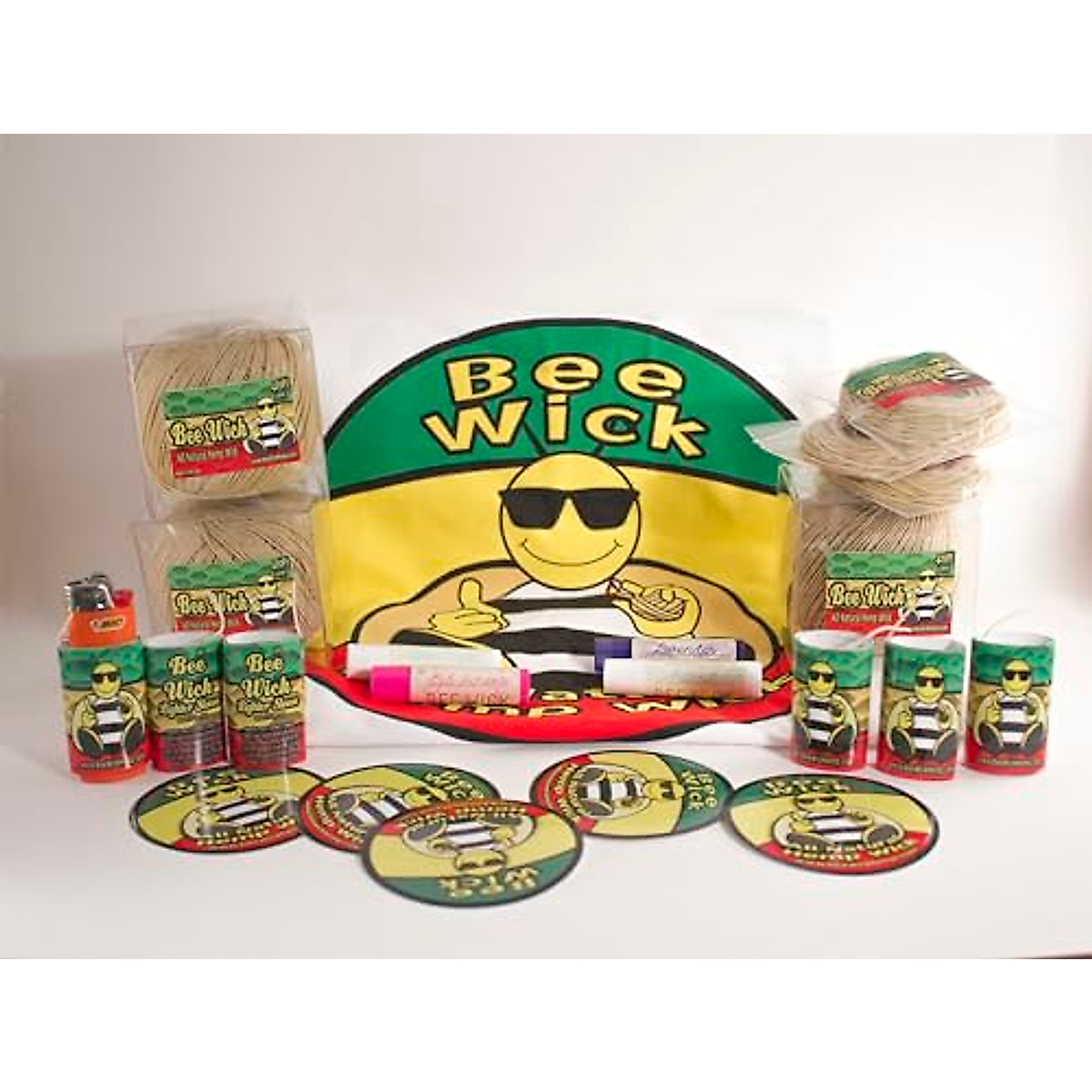 Bee Wick 420ft of 100% Organic Hemp Wick Made with American Beeswax (1.0mm)