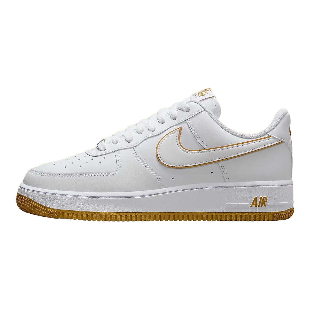 Nike Air Force 1 '07 White/White-Bronzine Mens Size 9