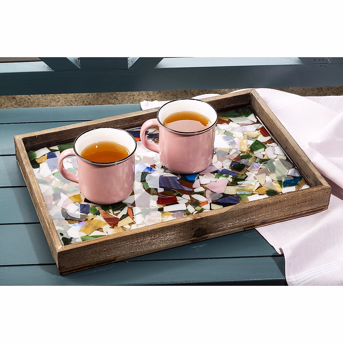 Varathane Rust-Oleum Parks Super Glaze, 241352 Ultra Glossy Epoxy Finish and Preservative Kit, Clear 32 Fl Oz