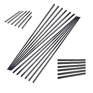 ZSHJGJR 3K Archery Pure Carbon Arrow Shaft 350 Spine ID 6.2mm Raw Bare Arrow Shaft Carbon Shaft Tube 31.5 Inches for Competitive Competitions DIY Hunting Target Practice Arrows 6/12/24pcs (6)