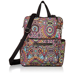 Sakroots Eco-Twill Loyola Convertible Backpack Rainbow Wanderlust One Size