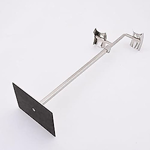 NA Stainless Steel high-Low Hanging Bag Rack Adjustable Hanging Bag Display Rack Double Head Bag Support Bag Display Rack Custom Snapshot