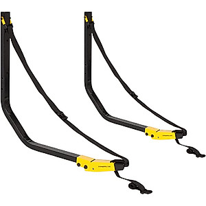 Suspenz Deluxe Kayak Canoe SUP Storage Rack, Adjustable Wall Hangers/Hooks, Indoor & Outdoor Use, Safety Straps, Stores Boats Up to 125 lbs (11-0111)