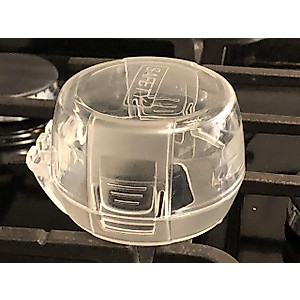 Old Large Child Safety Stove Knob Covers (Set of 6)