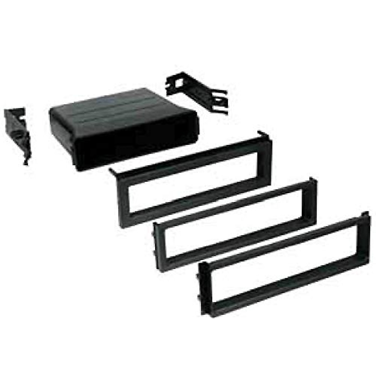 Carxtc Stereo Install Dash Pocket Kit fits VW Jetta Single DIN 99 00 01 02 1999 2000 2001 2002