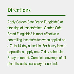 Garden Safe Brand Fungicide3, Ready-to-Use, 24-Ounce, 2 Pack