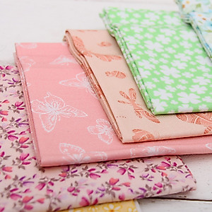 Threadart 30 Fat Quarter Huge Bundle - Mixed Prints 100% Cotton Fabric - Premium 100% Cotton Quilting Fabric - No Duplicates - Full Size Fat Quarters 18"x21"