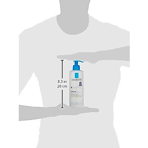 La Roche Posay Lipikar Wash AP+ Body & Face Wash with Pump, Gentle Daily Cleanser with Shea Butter & Niacinamide for Extra Dry Skin, Allergy Tested
