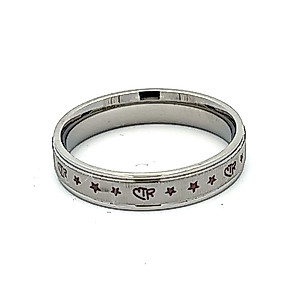 J126 Size 7 Choose The Right Stainless Steel Ring Mormon One Moment In Time LDS CTR