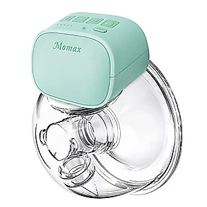 Hands Free Breast Pump - Wearable Breast Pump Electric,Portable Breast Milk Extractor & Collector, Silicone Breastfeeding Pumps,2 Modes 5 Adjustable Levels Rechargable Wireless Milk Pump for New Mom