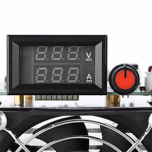 Electronic Load Tester, DC12V 0-20A 250W Battery Capacity Current Tester Discharge Monitor Module for Testing Discharge Board Burn-in Module