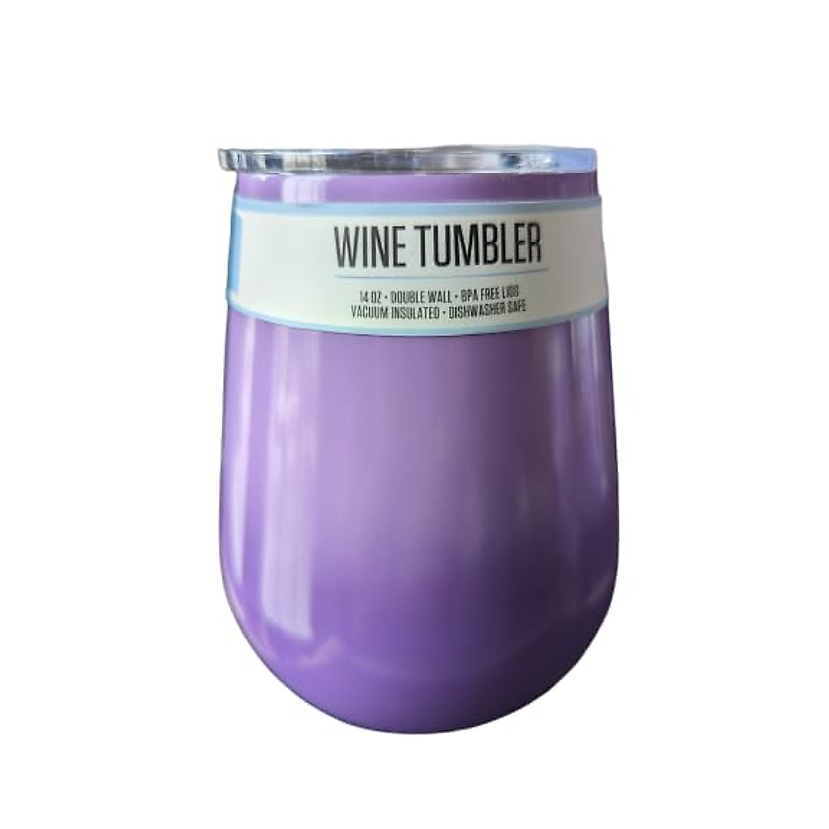 CAMBRIDGE Set of 6 Stainless Steel Wine Tumblers 14oz Stemless Double Wall (Purple Ombre) DIY