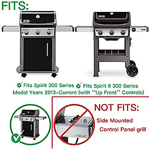 Charbrofire Spirit and Spirit II 300 Series 7636 Flavorizer Bars and 69797 Burner Replacement Parts for Weber Spirit E310 E320 E330 S310 S320 S330 SP310 SP320 SP330 68950 and More Tube Burner Kits