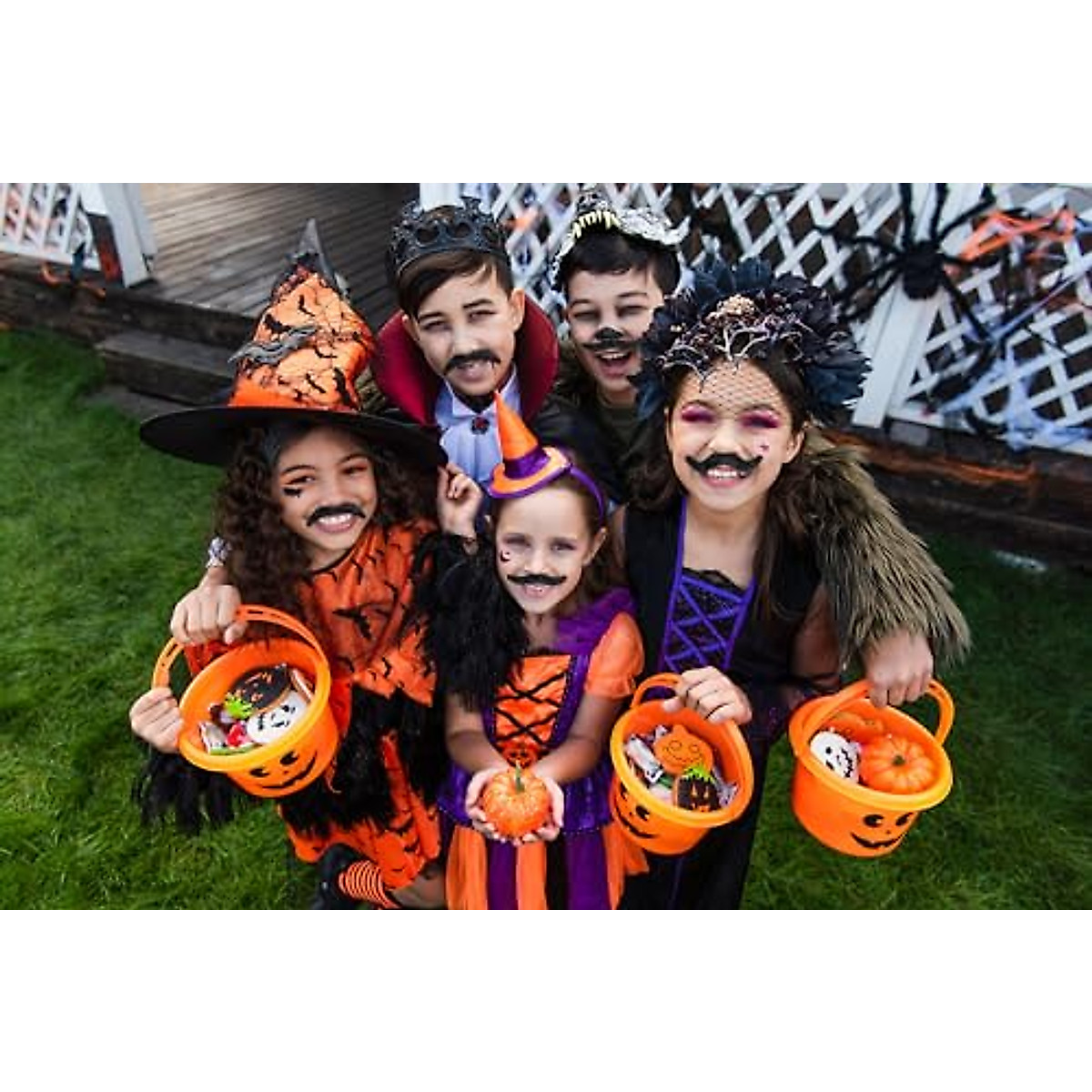 Chochkees Mustache Set, Pretend Play, Dress-Up Costume (2-Pack (Total of 6))