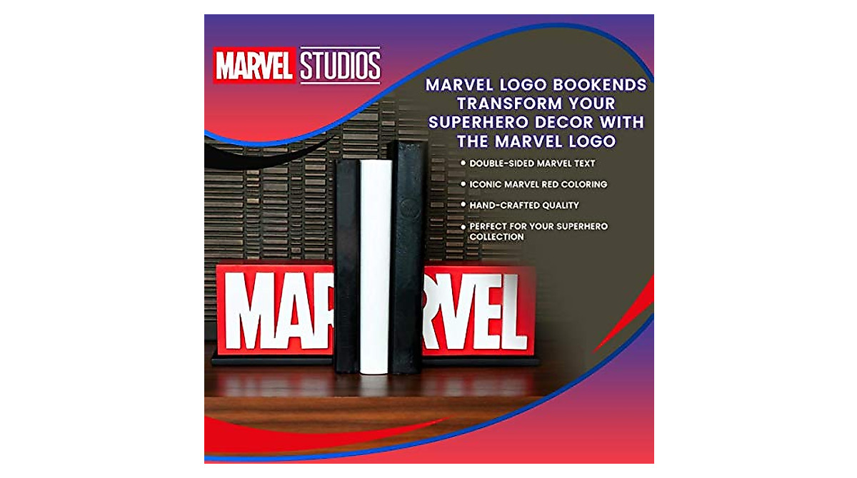 MARVEL Logo Bookends: Official Limited Edition Collector's Statue