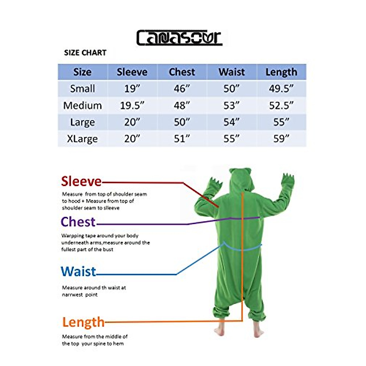 CANASOUR Polar Fleece Frog Costume Christmas Adult Anime Unisex Animal Cosplay Onesie (Small,Frog Green)