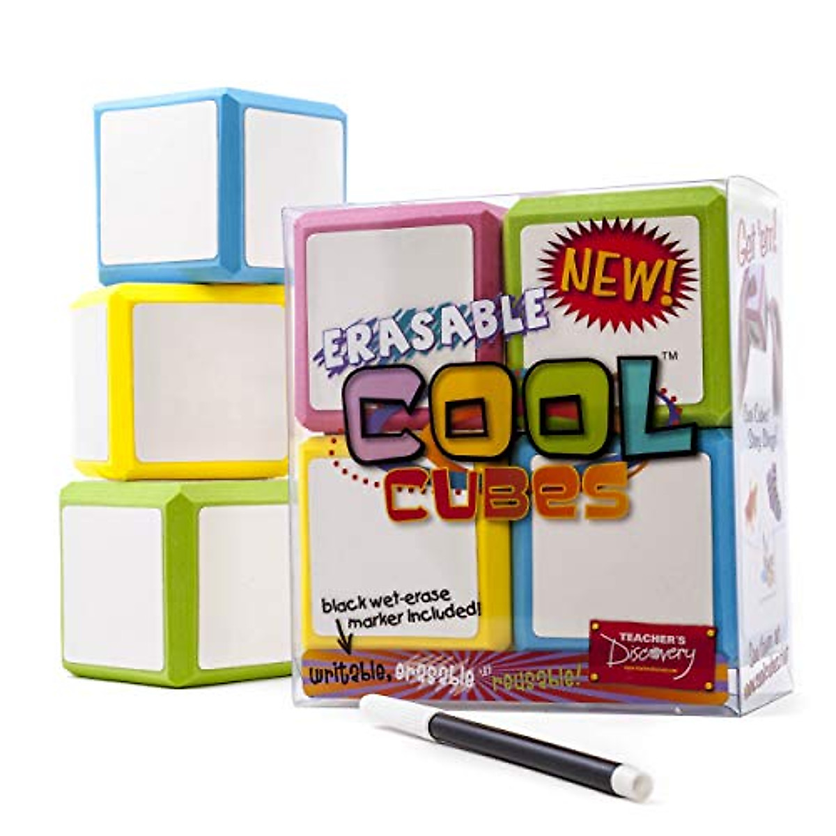 Teacher's Discovery Erasable Cool Cubes