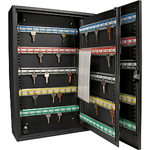 Barska AX11824 Key Lock 200 Position Adjustable Key Cabinet Lock Box Black,Medium