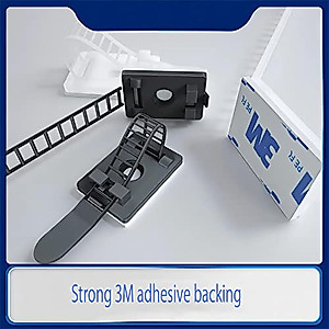 FDG Cable Management Desk Wire Organizer Cable Ties Zip Ties Adhesive Cord Clips Cord Keeper Desk Wire Management 50 Pieces