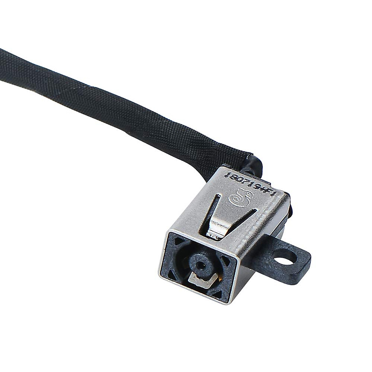 Iwlikey Replacement DC Jack Charging Port DC in with Cable Harness for Dell Inspiron 15 3551 3552 3558 3559 Series, Compatible with 450.030060001 [1 Pack]