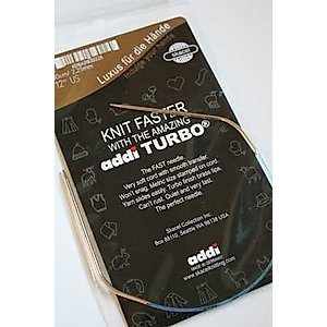 addi Turbo Circular Knitting Needles by SKACEL 12" Size 6