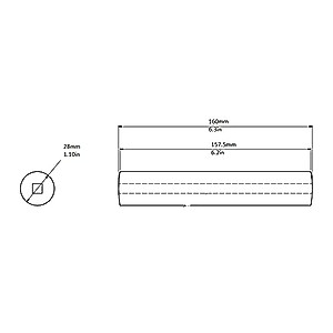 Rattleware Rubber Replacement Knock Box Bar Cover - Durable & Easy-to-Install Espresso Waste Solution, Fits Select Models with Welded Bars, High-Quality Design (6.25")