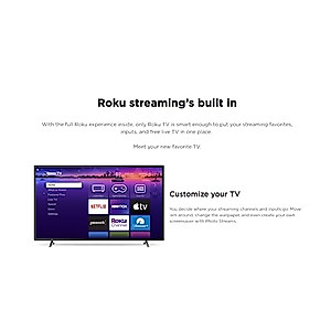 TCL 32S331 32-Inch HD LED Smart TV Includes Wall Mount (No Leg Stands) (Renewed)