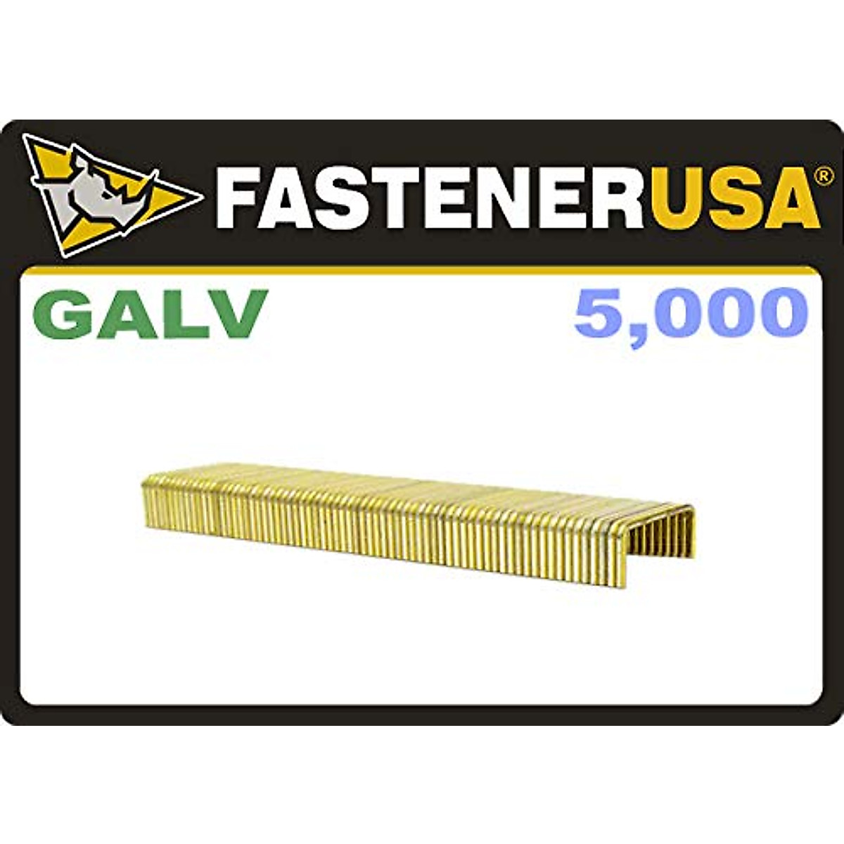 1/2" Leg x 1" Crown 16GA GALV P08 Staples 5,000ct | P08J