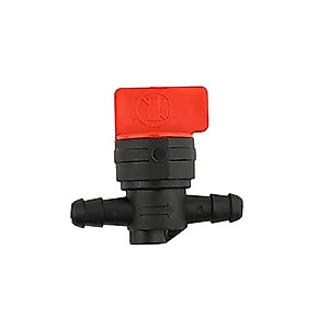 Panari 1/4" Fuel Hose Gas Inline Straight Cutoff Shut Off Valve Clamp for 493960 494768 698183 283207 95162S Oregon 07-406 AM36141 AM107340 Toro 1-603770 54-3150