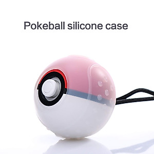 HEATFUN Carrying Case and Clear case for Nintendo Switch Poke Ball Plus Controller, Protective Case for Poke Ball Plus and Silicone Clear Case for Poke Ball Plus - Black