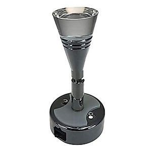 Pactrade Marine Boat Auto RV Aluminum Adjustable LED Reading Light Rocker Switch